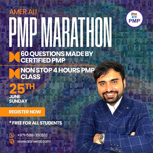 PMP Marathon - aamerali We provide training with a 100% Success ... PMP Marathon - aamerali We provide training with a 100% Success ...